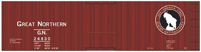 Tichy - Railroad Decal Set - Great Northern 40' Double-Sheathed Wood ...