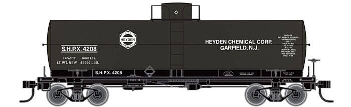 Tichy - Railroad Decal Set 6-Pack - Heyden Chemical SHPX 8,000-Gallon ...