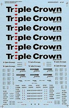 Microscale - Railroad Decal Set - NS - Road Railers - 460-60597