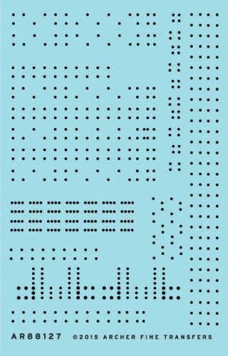 Archer - Railroad Decals - 3D Resin Rivets - Hopper Car Rivet Set Sheet ...