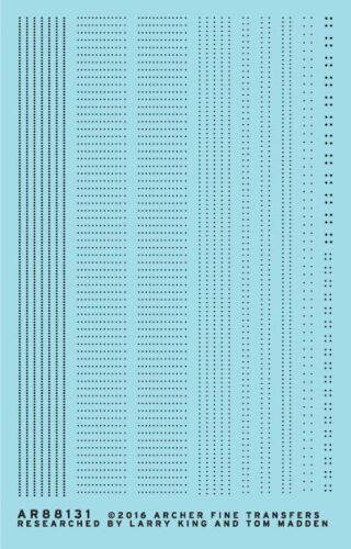 Archer - Railroad Decals - 3D Resin Rivets - Pullman Car Rivet Set ...