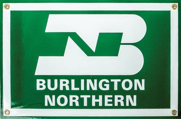 Phil Derrig Designs - Railroad Sign - Burlington Northern - 234-103