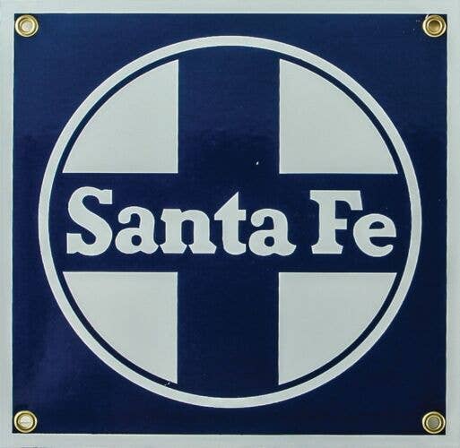 Phil Derrig Designs - Railroad Sign - Atchison, Topeka & Santa Fe - 8 x ...