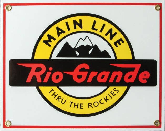 Phil Derrig Designs - Railroad Sign - Denver & Rio Grande Western - 234-221