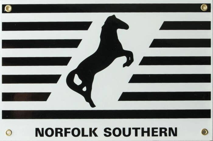 Phil Derrig Designs - Railroad Sign - Norfolk Southern - 234-239