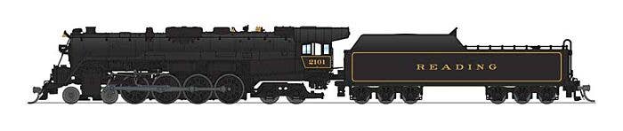 BLI - RDG Class T-1 4-8-4 - Standard DC - Stealth - Reading #2101 (In-Service, black) - 187-8240