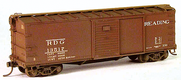 Funaro - Reading XMp 36' Wood Boxcar w/Hutchins Roof - Kit (Resin ...