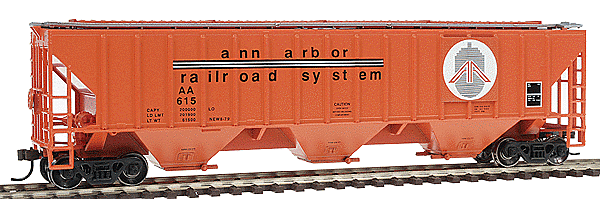 Athearn - Ready-To-Roll(tm) 54' Pullman Standard 3-Bay Covered Hopper ...