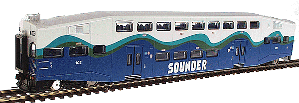 Athearn - Ready-To-Roll(TM) Bombardier Bi-Level Commuter Cab Car ...