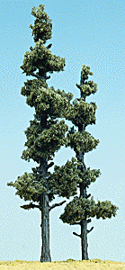 Woodland - Ready Made "Realistic Trees" - Pines - Conifer Green - 4 - 6 ...