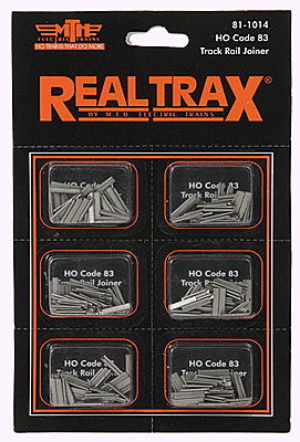 MTH - RealTrax Track Railjoiner - pkg(48) - 507-811014