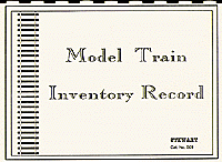 Stewart Pr - Record Book - Model Train Inventory - 683-509
