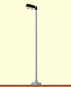 Brawa - Rectangular-Head Street Light,Pin-Socket with LED Lamp - 4-1/2 ...