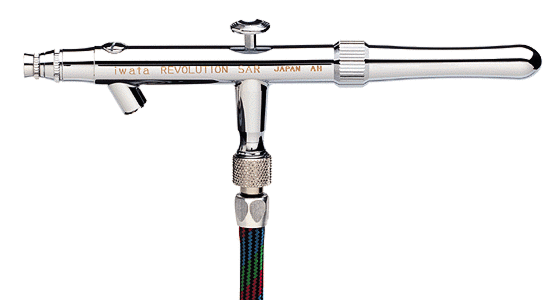 Iwata - Revolution Airbrushes - Single Action, Bottle Fed - 358-R1000