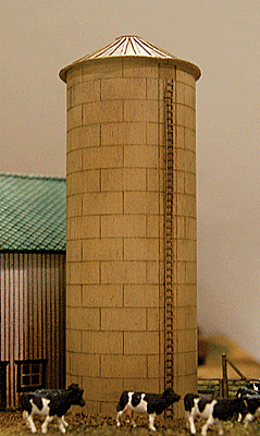 GCLaser - Ribbed Conical Silo - Kit (Laser-Cut Wood) - 1-1/2 x 1-1/4 x ...