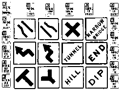 Country Trains - Road Signs - Highway Signs (56 signs) - 203-2