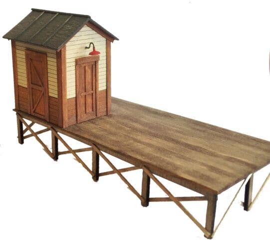 RR Line - Road to Rail Loading & Transfer Platform - Laser-Cut Wood Kit ...
