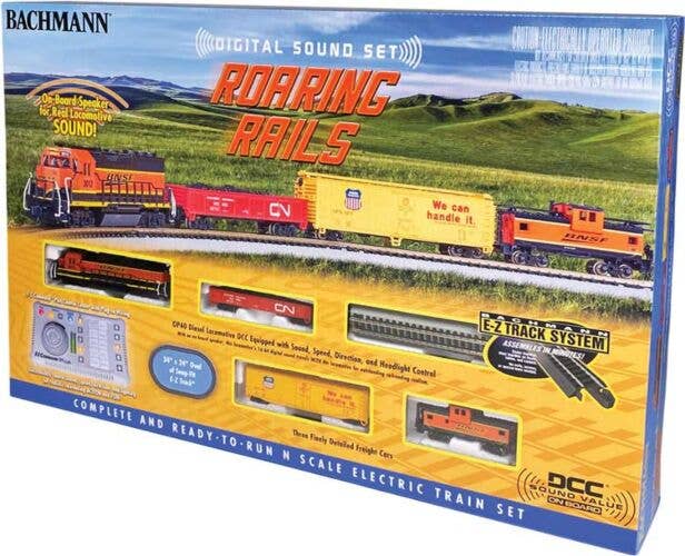 Bachmann - Roaring Rails Diesel Train Set - Sound and DCC - BNSF ...