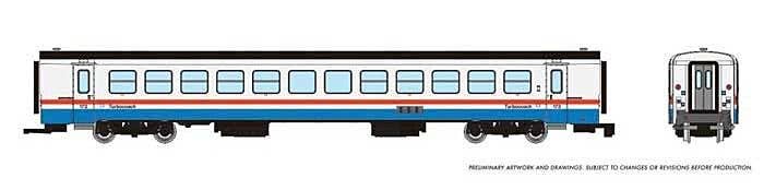 Rapido - Rohr RTL Turboliner Coach - Ready to Run - Amtrak #185 (Phase ...