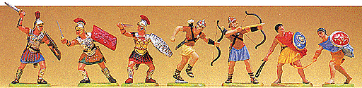 Preiser - Roman Legions Figures 1/25 Scale - Soldier w/Sword #1 - 590-50212