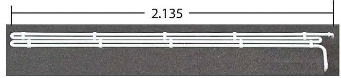 Cal Scale - Roof Mounted Cooling Coil Pipe (Unpainted Plastic) - 190-556