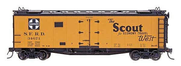 Intermount - Santa Fe 40' Steel Ice Reefer - Ready to Run - "The Scout ...
