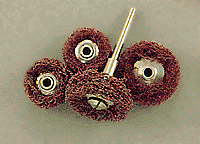 Mascot - Satin Buff Set - Four Satin Buffs w/Mandrel - 230-461