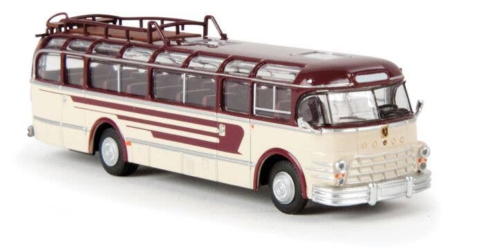 Brekina - Saurer 5 GVF-U Intercity Bus - Assembled - Starline - Ivory ...