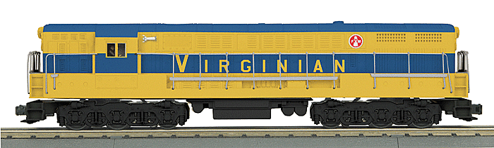 MTH - Scale Fairbanks-Morse H24-66 Trainmaster - 3-Rail - Unpowered - RailKing(R) - Virginian ...