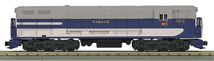 MTH - Scale Fairbanks-Morse H24-66 Trainmaster - 3-Rail w/Proto-Sound 3.0 - RailKing - Wabash ...
