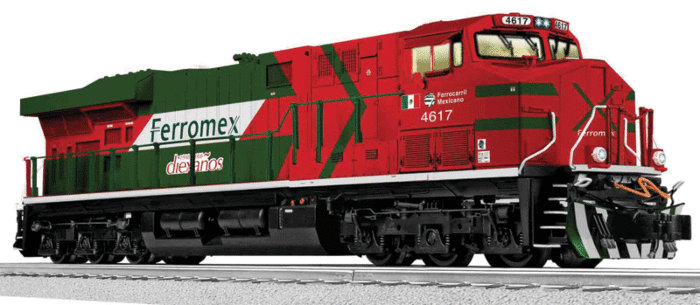 Lionel - Scale GE ES44AC - 3-Rail w/Legacy RailSounds, Control & Smoke - Ferromex #4617 (orange ...
