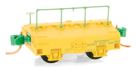 MicroTrain - Scale Test Car - Burlington Northern #979001 (yellow ...