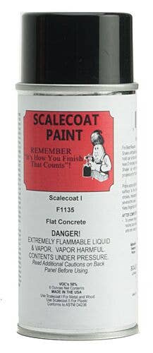Scalecoat - Scalecoat I Railroad Paint - 6oz 177.4ml Spray Can - Flat ...