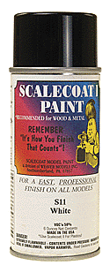 Scalecoat - Scalecoat I Railroad Spray Paint - 6oz 177mL - White - 640 ...