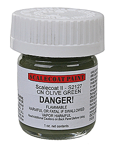 Scalecoat - Scalecoat II Railroad Paint 1oz 29.6ml - Canadian National Olive Green - 640-21271
