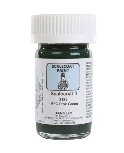 Scalecoat - Scalecoat II Railroad Paint 1oz 29.6ml - Maine Central Pine ...