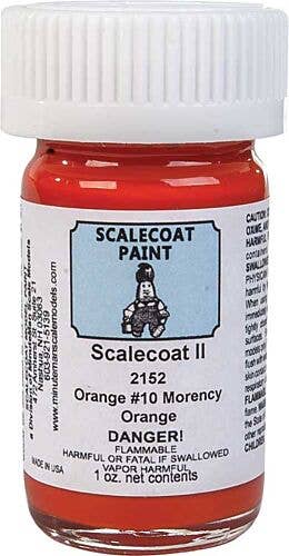 Scalecoat - Scalecoat II Railroad Paint 1oz 29.6ml - Canadian National Morency Orange 10 - 640-21521