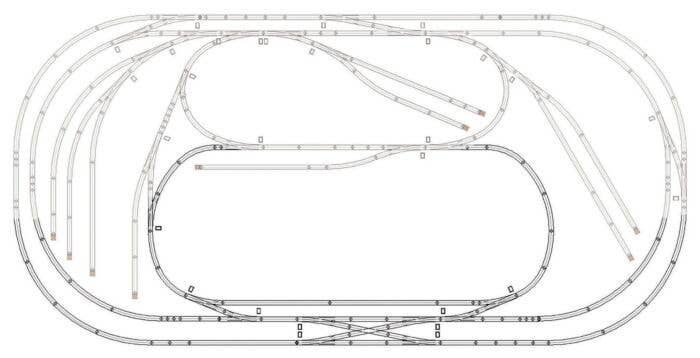 MTH - ScaleTrax Layout Pkg #4 (Drop Ship) - 4 x 8 Roosevelt Junction ...