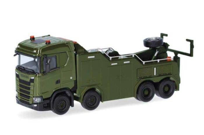 Herpa - Scania CS 20 EMPL Heavy-Duty Tow Truck - Wrecker - Assembled ...