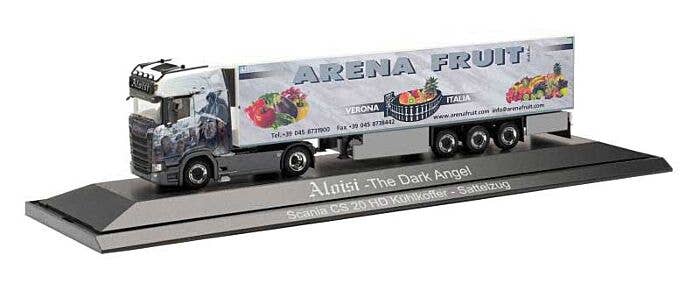 Herpa - Scania CS 20 HD Tractor with Reefer Trailer - Assembled - Zevio ...