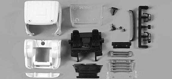 Herpa - Scania M Cab with Flashing LightsÊ - 2 Sets - 326-82129