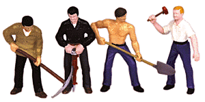 Life-Like - SceneMaster(TM) Figures - People Working - 433-1801