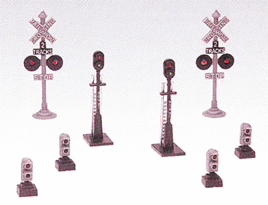 Life-Like - SceneMaster(TM) for S or O Scale - Railroad Signals - 433-1706