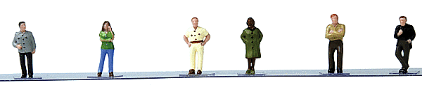 Life-Like - SceneMaster(TM) Pedestrians - People Standing - 433-1606
