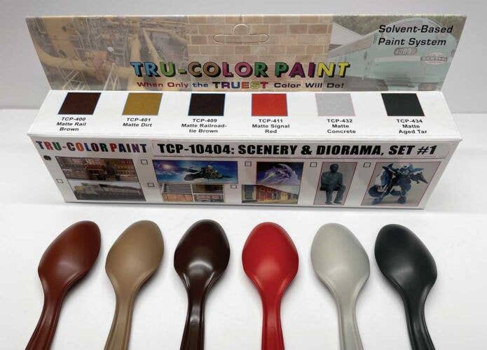 Tru-Color - Scenery & Diorama Paint Set #1 - Includes Matte Colors #709 ...