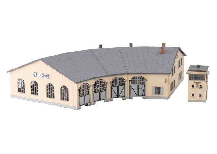 Trix - Selb Roundhouse & Signal Tower - Laser-Cut Kit - 2 Structures ...