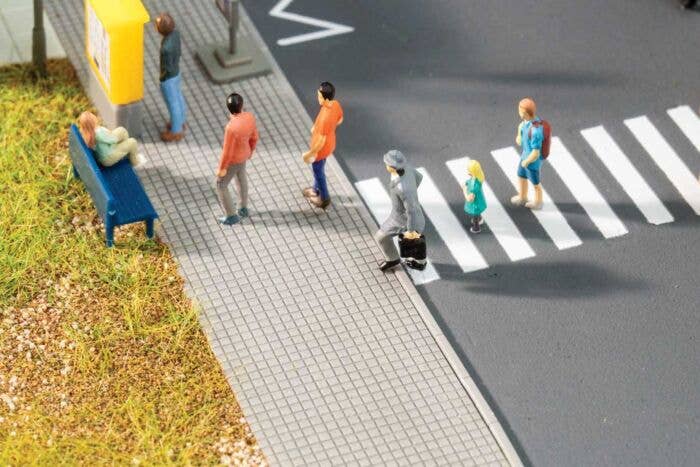 Faller - Self-Adhesive Road Surface Sheet - Sidewalk - 272-170313