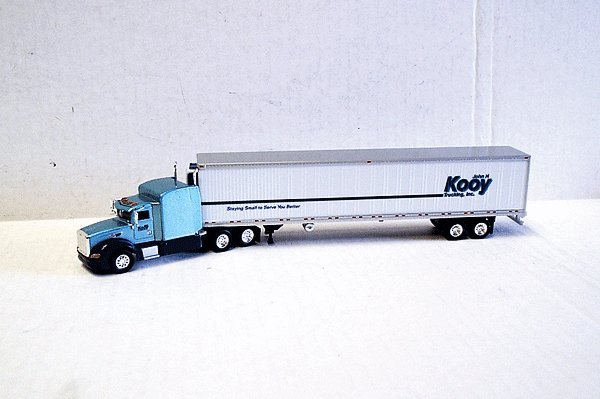 TnS - Semi Truck Peterbilt 386 Sleeper Cab w/53' Dry Van Trailer ...