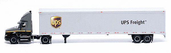 HLP - Semi Truck UPS Prostar Day Cab w/53' Dry Van Trailer - Assembled ...