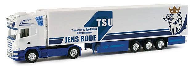 Herpa - Semis - Scania R TL 2-Axle Cabover w/3-Axle Reefer Trailer ...